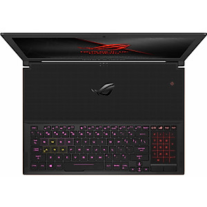 ASUS ROG Zephyrus GX501 Home & Business Laptop (Intel i7-8750H 6-Core, 16GB RAM, 512GB SSD, GTX 1080, 15.6" 144Hz Full HD (1920x1080), WiFi, Bluetooth, Backlit KB, Win 10 Pro) (Renewed)