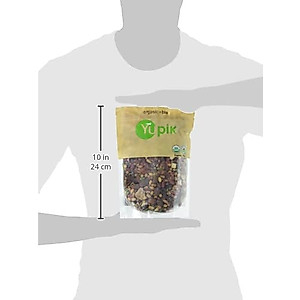 Yupik Organic Kathmdu Mix, 1 lb (16 oz), USDA Certified, Gluten-Free, Vegan, Non-GMO, Colorful Dried Fruit, Seeds, Beans, & Nuts with Goji Berries, Mango, Brazil Nuts, Pumpkin Seeds, & Tamari Almonds