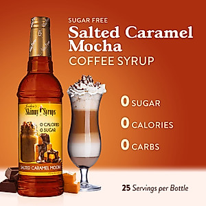 Jordan's Sugar Free Caramel Mocha Coffee Syrup, 25.4 oz - Keto Friendly, For Drinks & Food