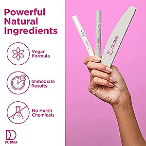 Dr. Dana Nail Repair for Damaged Nails - Nail Strengthener for Thin Nails, Nail Strengthener for Damaged Nails - Nail Products with Exfoliator, Primer Nail Buffer, and Moisturizer for Brittle Nails