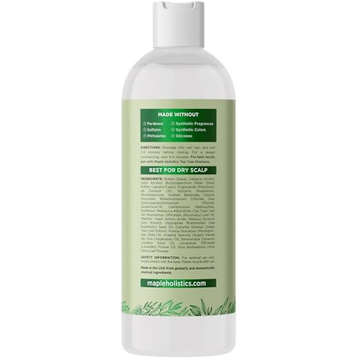Tea Tree Conditioner for Dry Hair - Tea Tree Oil Conditioner for Oily Hair and Sulfate Free Conditioner for Dry Hair - Cleansing Conditioner and Tea Tree Dry Scalp Care with Tea Tree Oil for Hair