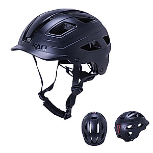 Kali Protectives Cruz Bike Helmet - Lightweight and Adjustable with Ventilation and Eye Protection Visor - Easy Adjustment Buckle for Men and Women - Urban Cycling Helmet for Kids and Adults