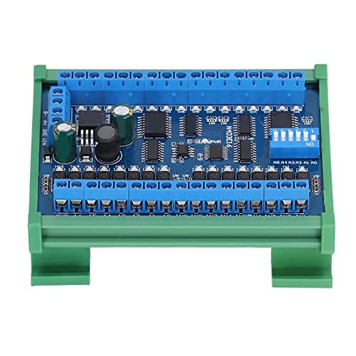 16 Channel Expansion Board, Power Supply Control Module DC 6.5‑30V Simple Wiring Less Interference for Smart Home for Surveillance System(with Shell)
