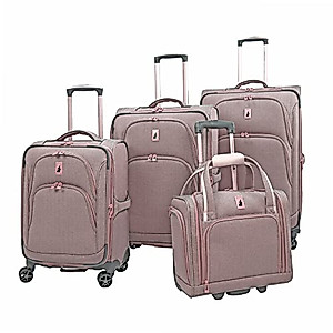 LONDON FOG Yorkshire 4 Piece Set, Rose Charcoal
