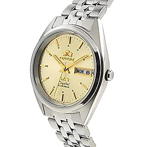 Orient TriStar Mens Classical Automatic Sunray Champagne Dial Watch AB0000AC