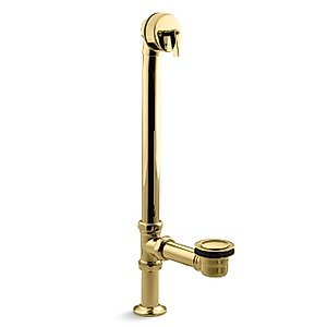 Kohler K-7159-BL Artifacts 1 1/2" Exposed Bath Drain, Matte Black