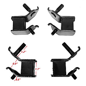 POWER PRODUCTS Small 4 PCS Anti Vibration Generator Rubber Motor Mounts for Honda 68325-ZC2-000