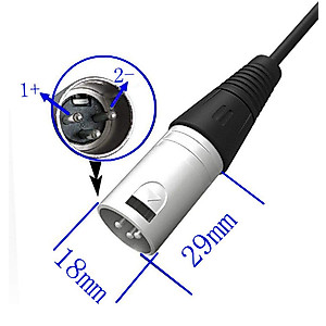 TANGSPOWER Charger 48v Output 54.6V 1.5A 48 Volt 3-pin XLR Male Plug for 54.6 Volt 13S 12Ah Lithium Battery Charger