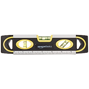 Amazon Basics 24-Inch Heavy Duty Shock Resistant Aluminum Alloy Magnetic Spirit Level