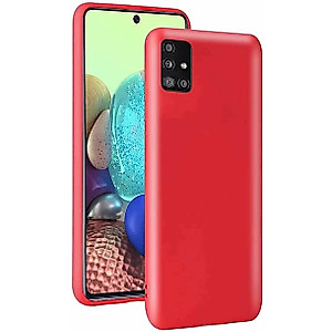 (8 Pack) for Samsung Galaxy A71 5G Case [NOT for Verizon A71 5G UW],Soft Silicone Gel Bumper Phone Case Shockproof Cover for Samsung A71 5G, Red, Light Pink, Yellow, deepPink,Green,Purple,Blue, Black