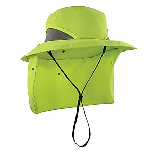 Ergodyne Ranger Hat-Neck Shade, Lime, L/XL
