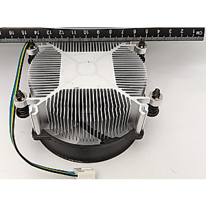 HIGH POWER BlueAM4 Blue LED Light CPU Air Cooler with Aluminum Heatsink & 95mm PWM Cooling Fan for AMD Ryzen 5,7,9 Processor/Socket AM4 / AM5 PC Motherboard