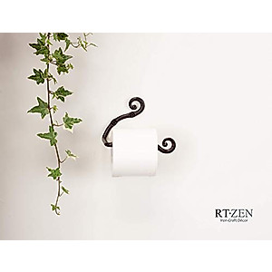 RTZEN Wrought Iron Bathroom Accessories Set, Decorative Hand Towel Bar, Body Towel Bar Hanger and Toilet Paper Holder