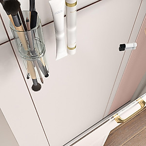 Mirror Sticker for Wall Wallpaper Peel and Stick Self Adhesive Removable Acrylic Mirror Contact Paper Flexible Wall Sticker Mirror for Craft Countertops Dresser DIY Home Decor Cabinets 15.75"x78"