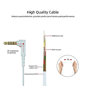 SoundMAGIC ES30C Wired Earbuds with Microphone Noise Isolating in Ear Headphones HiFi Sound Earphones Comfortable Fit Blue