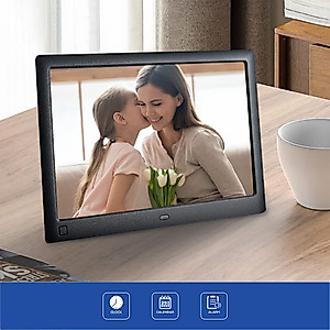 8 Inch Digital Photo Frame,Digital Picture Frame with 1024 x 768 HD IPS Display, USB and SD Card Slots and Remote Control(08" XM)