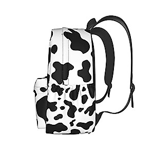 Homokoir Cow Print Backpacks School Laptop Computer Backpack Book Bag Travel Hiking Camping Daypack