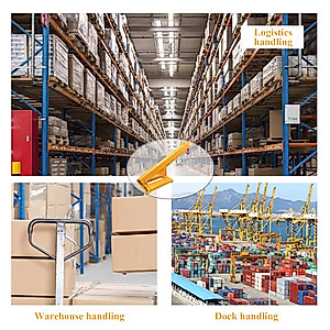 HQHAOTWU Forklift Jib Boom Crane Industrial Forklift Telescoping Jib Boom 6600lbs Capacity Hoist Jib Boom Hook Double Fork Design 63'' Up to 98'' Adjustable Crane Boom Mobile Crane Hoist Jib