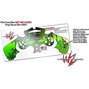 WraptorSkinz Vinyl Decal Skin Compatible with Sony PS4 Controller PlayStation 4 Original Slim and Pro Lighting (Controller NOT Included)