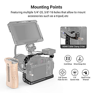 SMALLRIG Light Weight Camera Cage for Sony A7 III / A7R III / A9 Camera - 2918