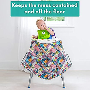 High Chair Food Catcher for Babies & Toddlers, Wipeable & Washable | Mumma's Little Helpers (Lions)