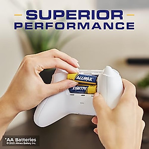 Allmax AA Maximum Power Alkaline Double A Batteries (100 Count) – Ultra Long-Lasting, 10-Year Shelf Life, Leakproof Design, Superior Performance – 1.5V