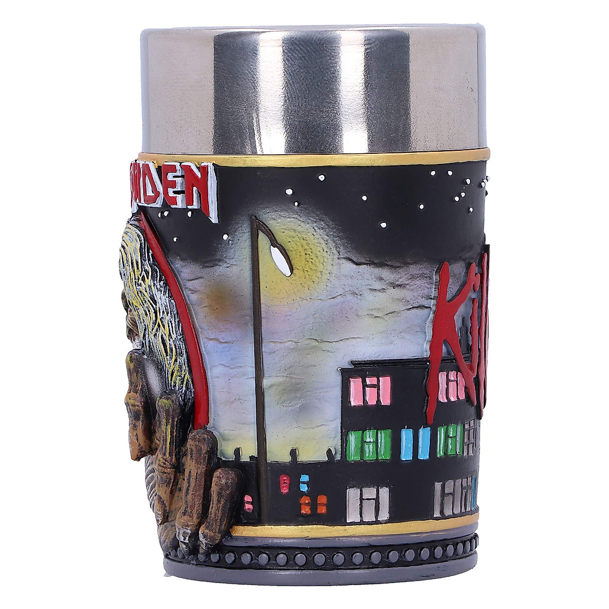 Nemesis Now Officially Licensed Iron Maiden The Killers Eddie Album Shot Glass, Black, 1 Count(Pack of 1)