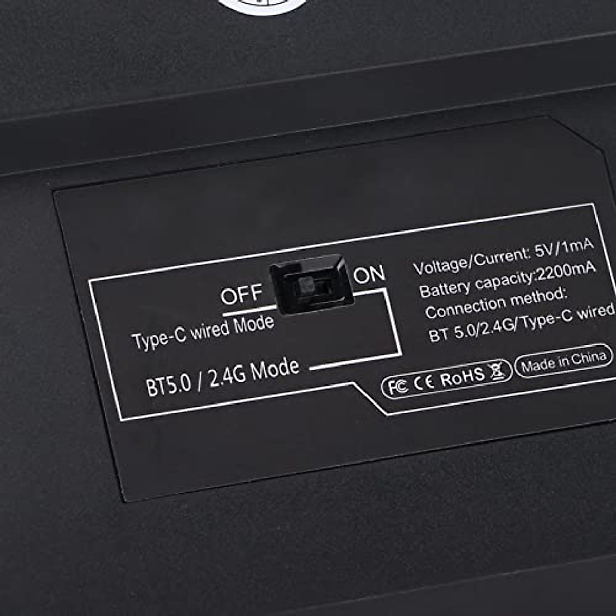 01 02 015 Mechanical Keyboard, Ultra Thin Gaming Keyboards Color Backlit for Universal Computers