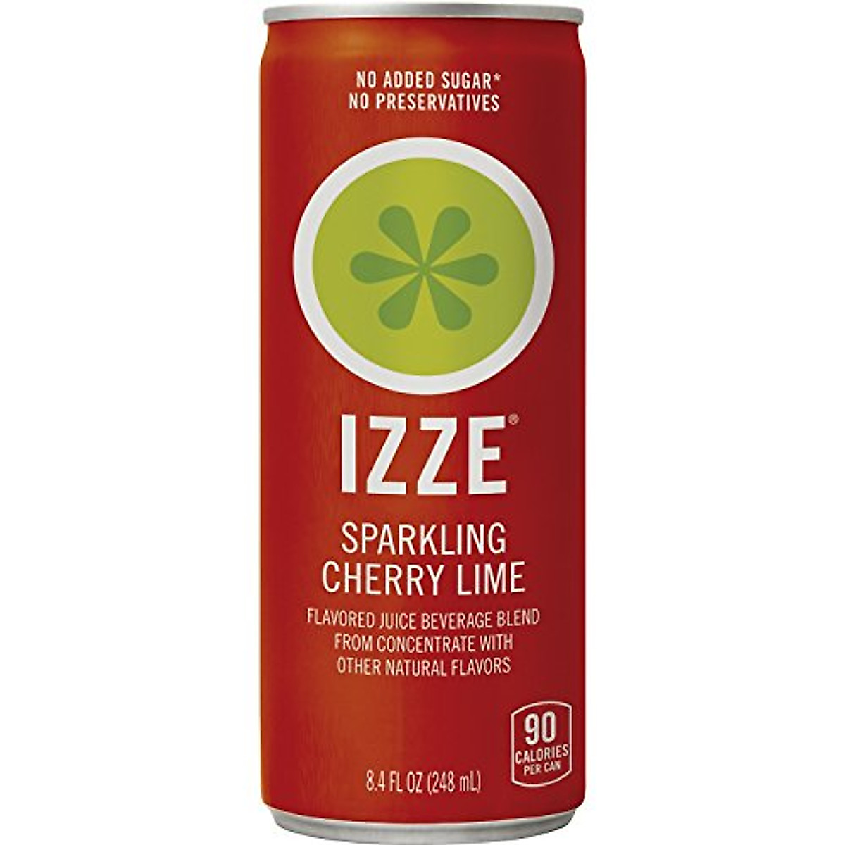 Izze Sparkling Juice, 4 Flavor Sunset Variety Pack, 8.4 Fl Oz (Pack of 24)