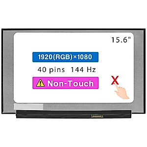 Screen Replacement for Lenovo Ideapad Gaming 3 15ARH7 Model 82UK 15.6" FHD 1920×1080 40 pin 144HZ LCD Non-Touch Screen Display Panel