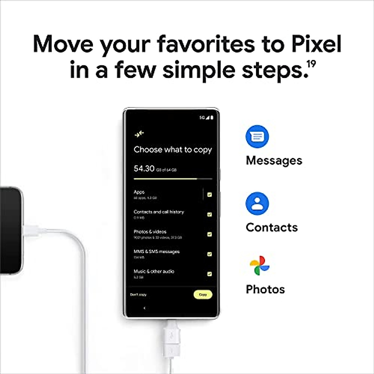 Google Pixel 6 Pro - 5G Android Phone - Unlocked Smartphone with Advanced Pixel Camera and Telephoto Lens - 256GB - Cloudy White