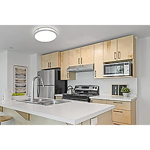 Arcfox 18W LED Flush Mount Ceiling Light Fixture 12 inch 860lm 5CCT Selectable 3000K/3500K/4000K/5000K/6000K Modern Ceiling Lamp Dimmable for Dining Room Hallway Bedroom Living Room