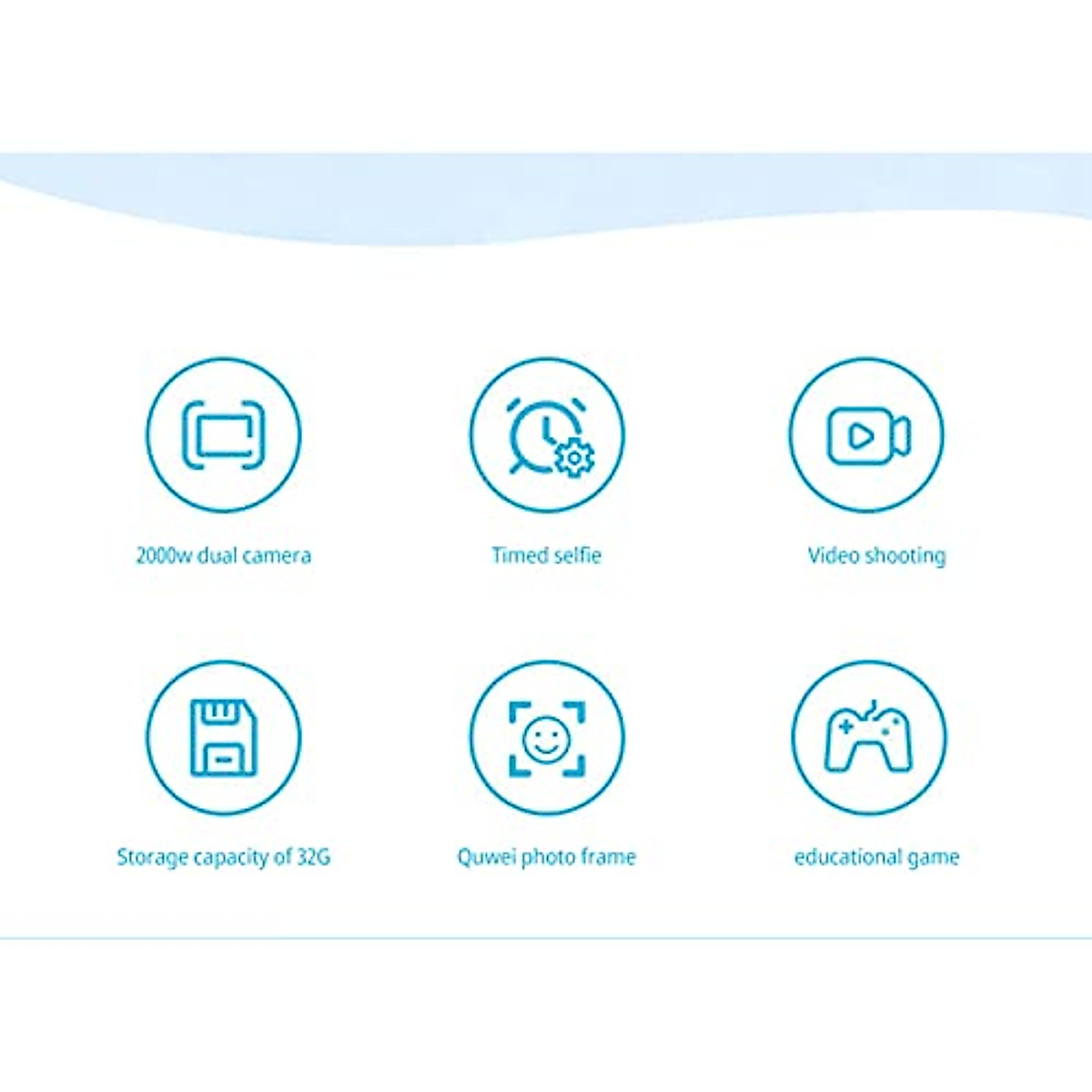 Kids Cartoon Camera - 1920x1080 HD IPS Display, 3.5 Inch Digital Camera Toys for Birthday Gifts, 20MP Dual Cameras, Timing and Video Eecording, 10 Languages, Long Battery Time