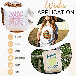 Tintnut Boho Color Heat Transfer Vinyl - 18 Sheets 12 X10 Inche Neutral Tone Brown HTV Vinyl Aqua Iron On Vinyl Beige/Brown/Tan/Light Lilac HTV for T-Shirts Compatible with Silhoutte Cameo