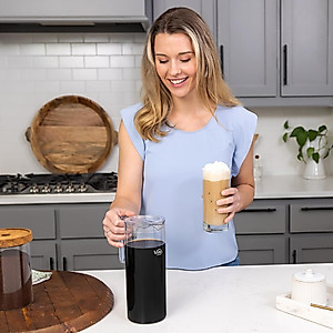VINCI Express 2 Cold Brew Pro 100 Electric Cold Brew Coffee Maker: Fast, Customizable, Low-Acid Brews with Patented Circle Flow Technology Digital Controls Self-Cleaning Function