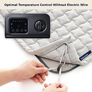 Navien Mate EQM 582, King – EMF-Free Water Heated Mattress Pad Warmer – Dual Temperature Control – WiFi Enabled & Eco-Friendly – Helps Soothe & Relieve Stress, Muscle Soreness, & Tension