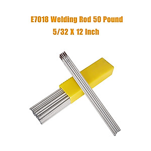 findmall E7018 5/32 Inch Arc Welding Rod, Premium Arc Stick Electrodes Welding Rod 50 Pound