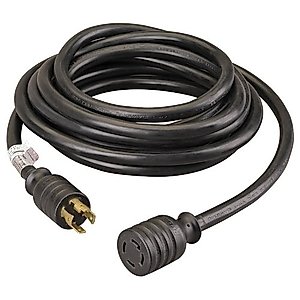 Reliance Controls PC3040 30-Amp (L14-30), 40-Foot Generator Power Cord,Black