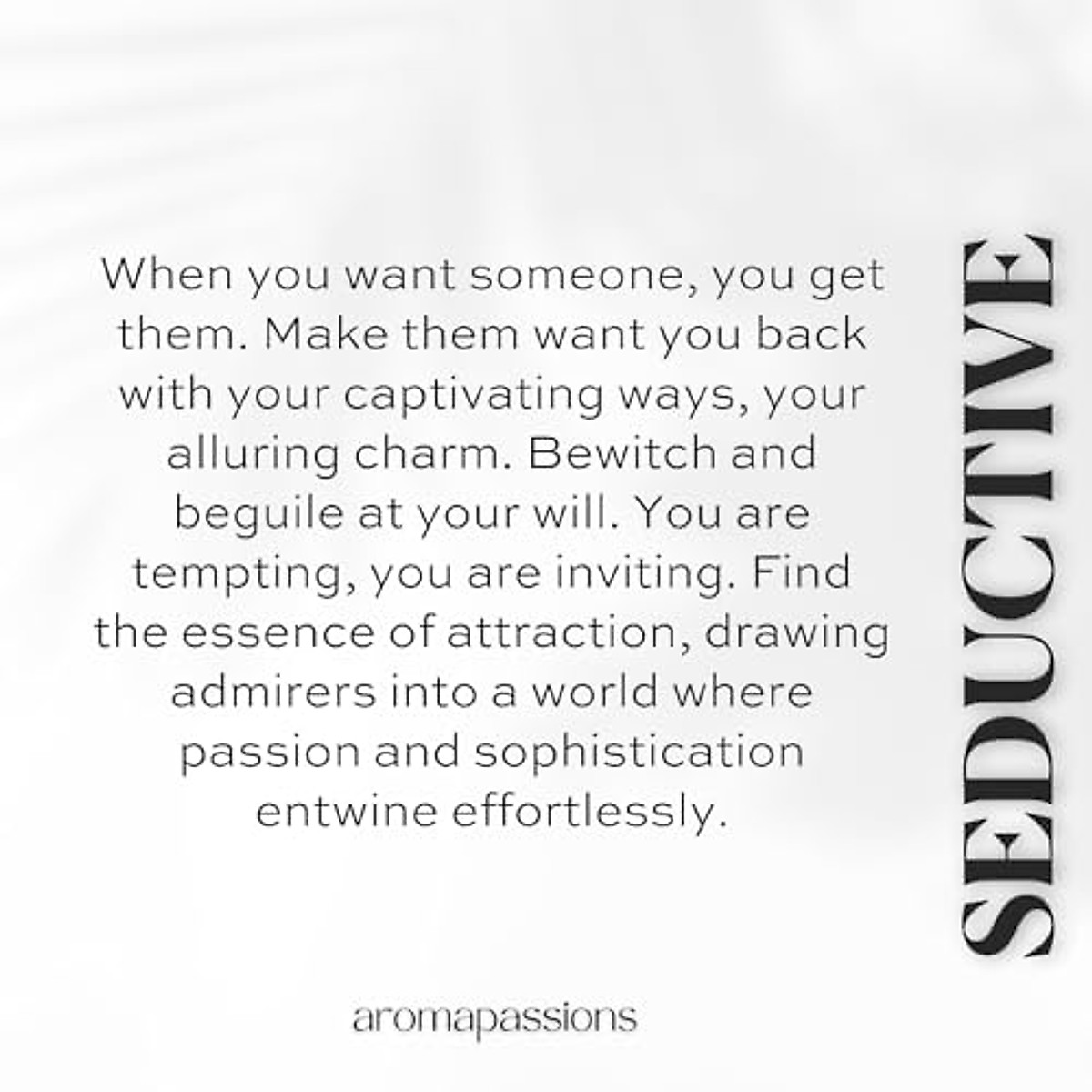 SEDUCTIVE| Inspired by Coco Mademoiselle Intense | Pheromone Perfume for Women | Extrait De Parfum | Long Lasting Dupe Clone Perfume Cologne | Perfume De Hombre Mujer | (30 ml / 1 Fl Oz)