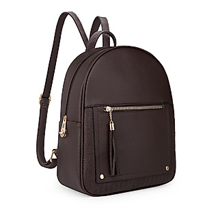 Montana West Small Backpack Purse for Women Anti Theft Backpack with Secured Zipper & Tassel