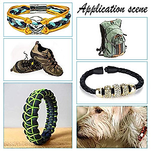 PH PandaHall Breakaway Clasp for Lanyard, 30 Set Black 24mm Plastic Barrel Connectors Safety Clasps with 10m 2mm Nylon Lanyard String Cords for Necklaces Bracelets Lanyards Jewelry DIY Craft Making