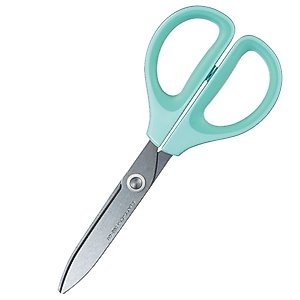Kokuyo Saxa Scissors, Green, Standard Blade, Symmetrical Handle for Both Right-hand and Left-hand, Japan Import (HASA-280G)