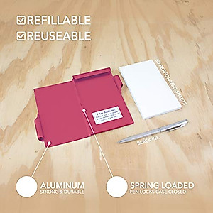 Wellspring Flip Note, Natural Elements Raspberry Hummingbird (FlipNote-RaspHummingbird)