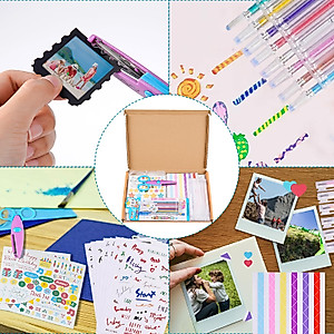 COMBIUBIU Scrapbooking Supplies for our adventure book, Travel Journal,Wedding Planner, Memory Book,Guest Book,Scrapbooking Kit,Scrapbooking Tools for Photo Ablum Scrapbooking and Card Making