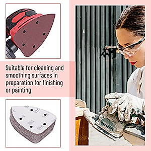 Bates- Mouse Detail Sander Sandpaper, 30 pcs, 40/80/120/180/240 Grits, Sanding Pads, Mouse Sander Pads, Sandpaper Assortment, Mouse Sandpaper, Mouse Sander Sandpaper, Palm Sander Sandpaper