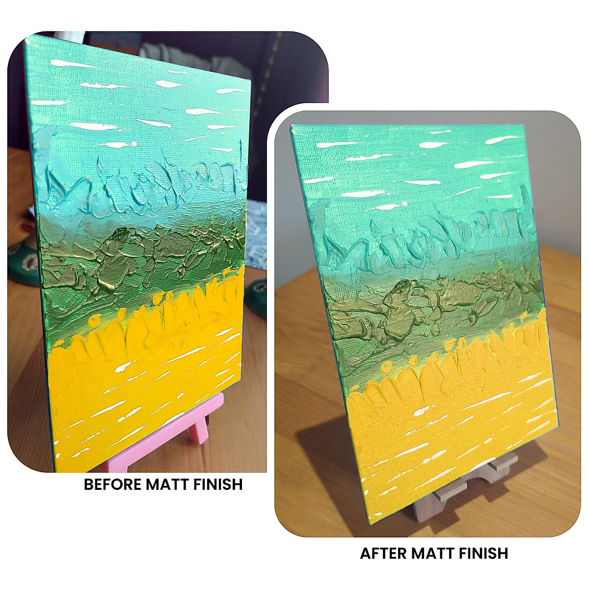 Bluebird 3.4 Fl Oz Polyurethane Clear Coat for Furniture, Paintings, Water-Based Professional Varnish (Matt)