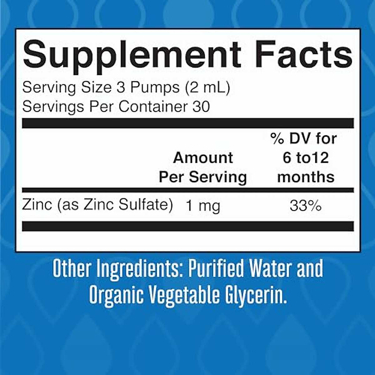 MaryRuth Organics Infant Liquid Ionic Zinc with Organic Glycerin, Zinc Sulfate for Immune Support, Vegan, Formulated for Ages 0-12 Months, 1 Month Supply, 2 Fl Oz