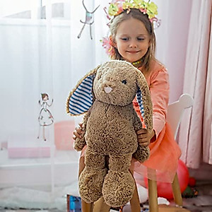 WEIGEDU Rabbit Bunny Stuffed Animals Plush Toys for Kids Boys Girls Birthday Bedtime Christmas Easter Gifts