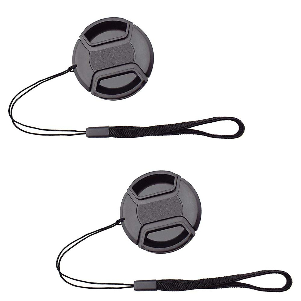 77mm Lens Cap for Canon RF 24-105mm F/4L Lens for Canon EOS R/EOS RP with Keeper,ULBTER Center Pinch Lens Cap & Lens Cover Strap Keeper Leash -2 Pack