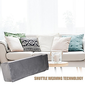 BESPORTBLE Set of 2 Sofa Armrest Covers, Stretch Armchair Covers for The Arms Anti-Slip Chair Arm Covers Protectors Removable for Sofa Chair Recliner Couch Loveseat (Grey)